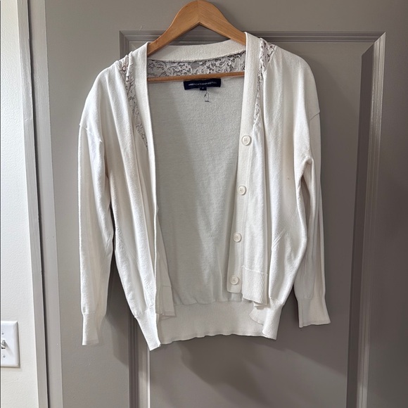 French Connection | Sweaters | French Connection Cream Cardigan Sweater ...